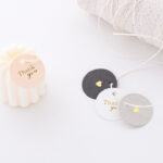 商品タグ まる25・30・38mm(100部) | 箔押しアクセサリー台紙FUDA