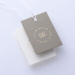 商品タグ 長方形40×60mm（100部） | 箔押しアクセサリー台紙FUDA